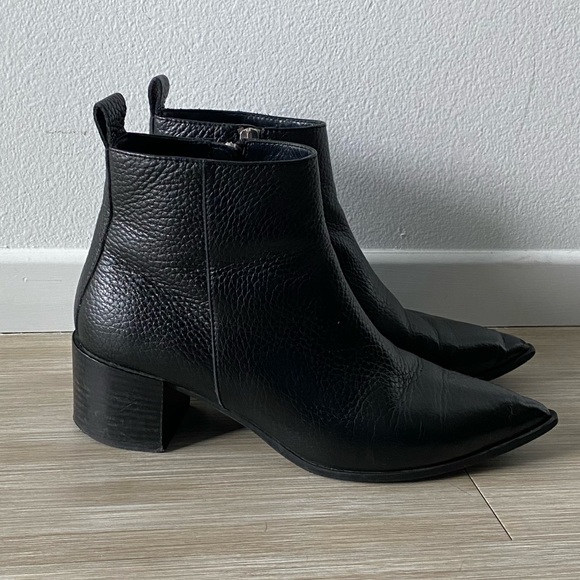 Everlane | Shoes | Everlane Zip Up Leather Ankle Booties 8 | Poshmark